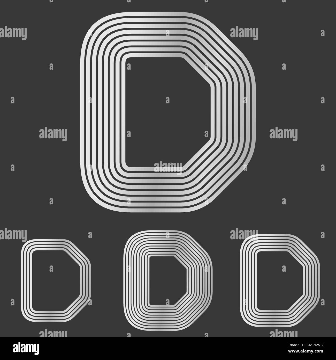 Set of silver Black and White Stock Photos & Images - Alamy