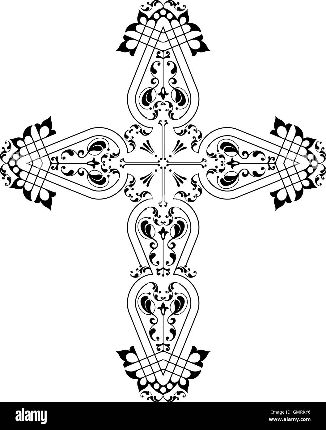 Cross Christian Design Stock Vector Image & Art - Alamy