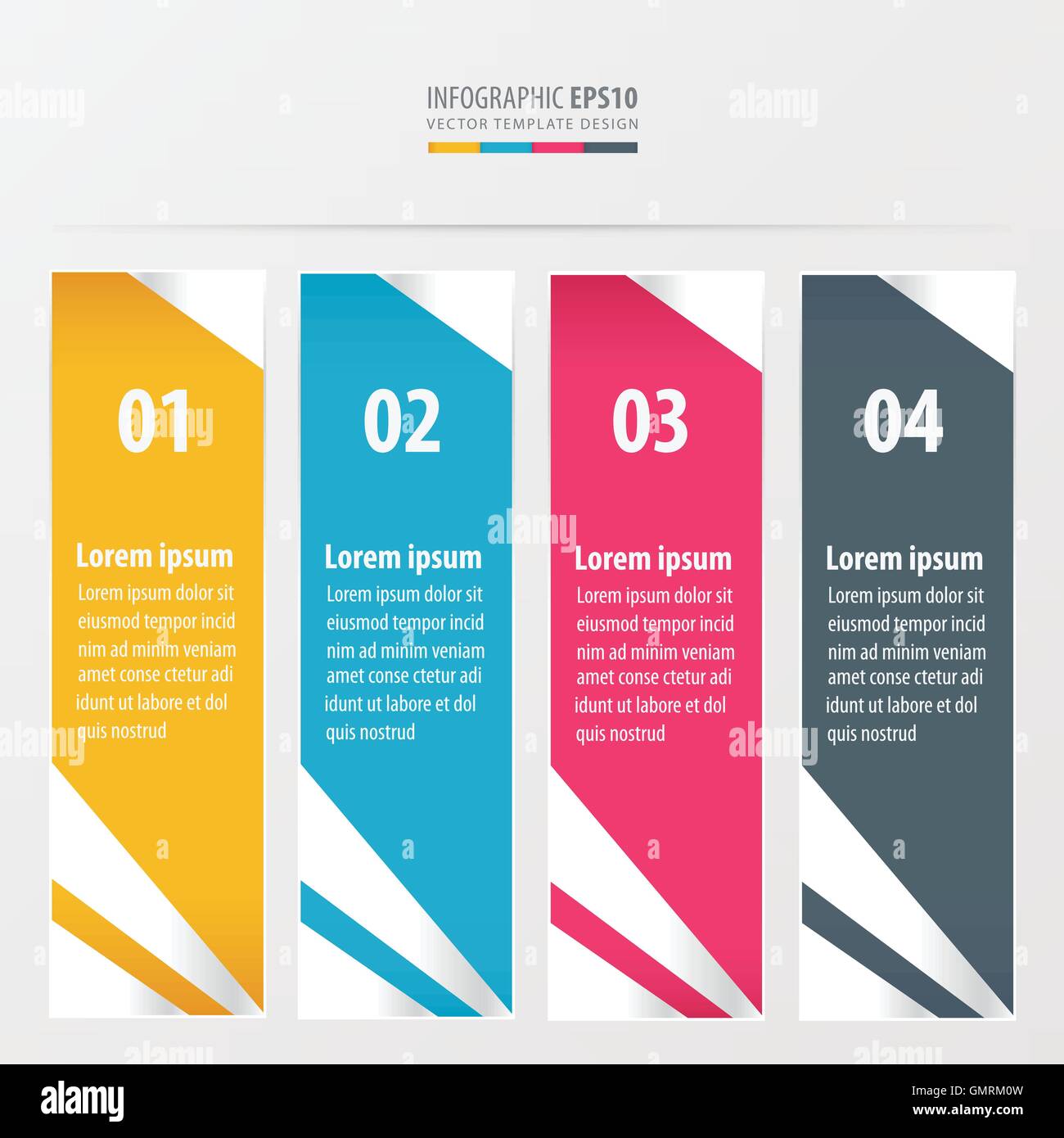 Presentation template yellow blue pink hi-res stock photography and ...