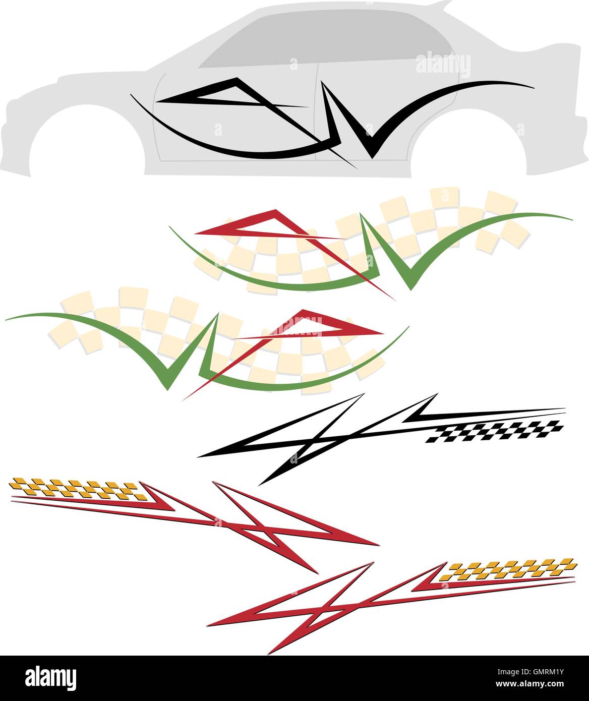 Vehicle Graphics, Stripe : Vinyl Ready Stock Vector Image & Art - Alamy