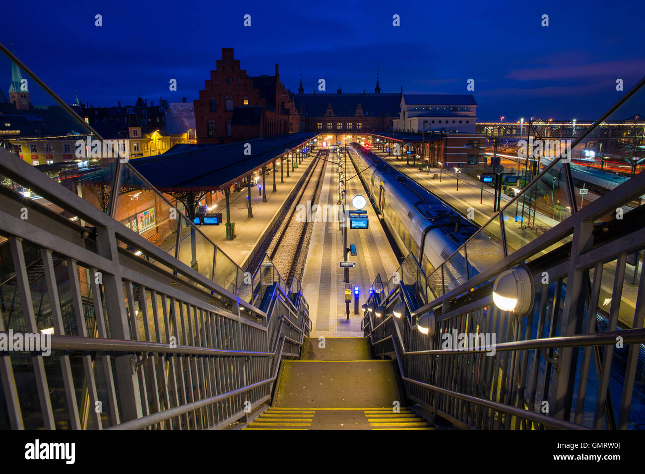 Train denmark night hi-res stock photography and images - Alamy