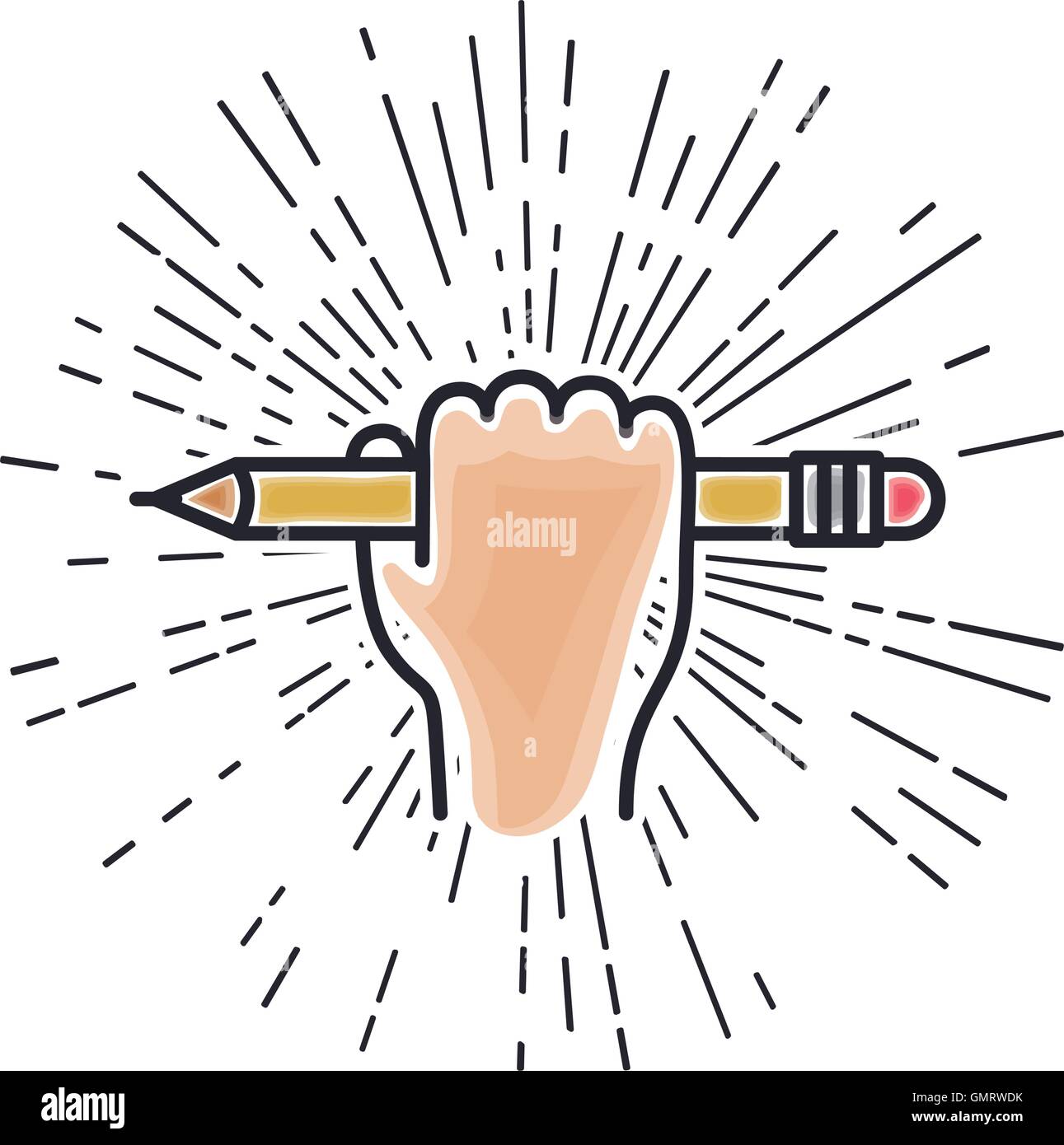 pencil tool office isolated icon Stock Vector Image & Art - Alamy