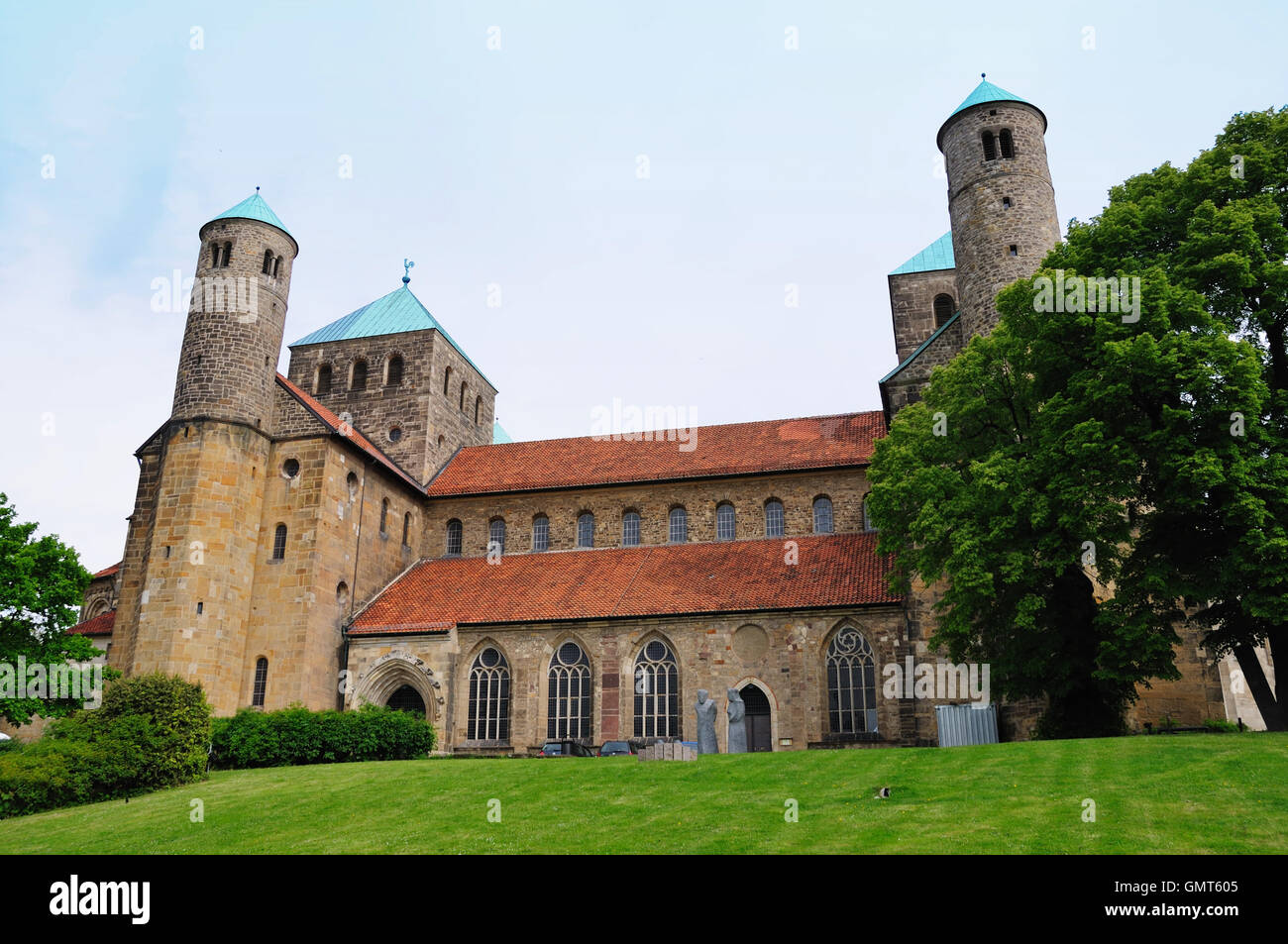 St michael's church hildesheim hi-res stock photography and images - Alamy