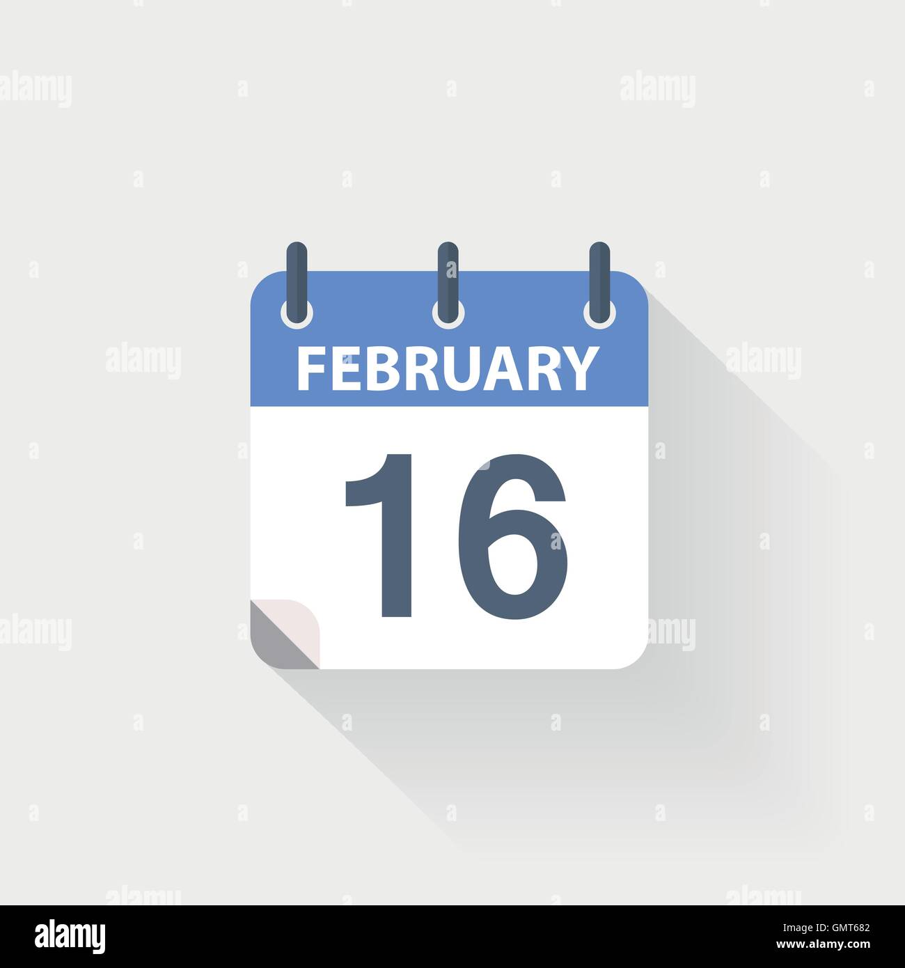 16 february icon hi-res stock photography and images - Alamy