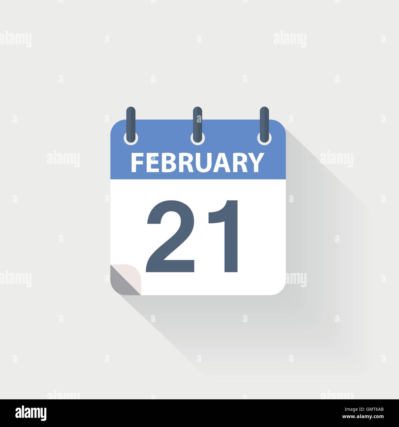21 february icon Stock Vector Images - Alamy