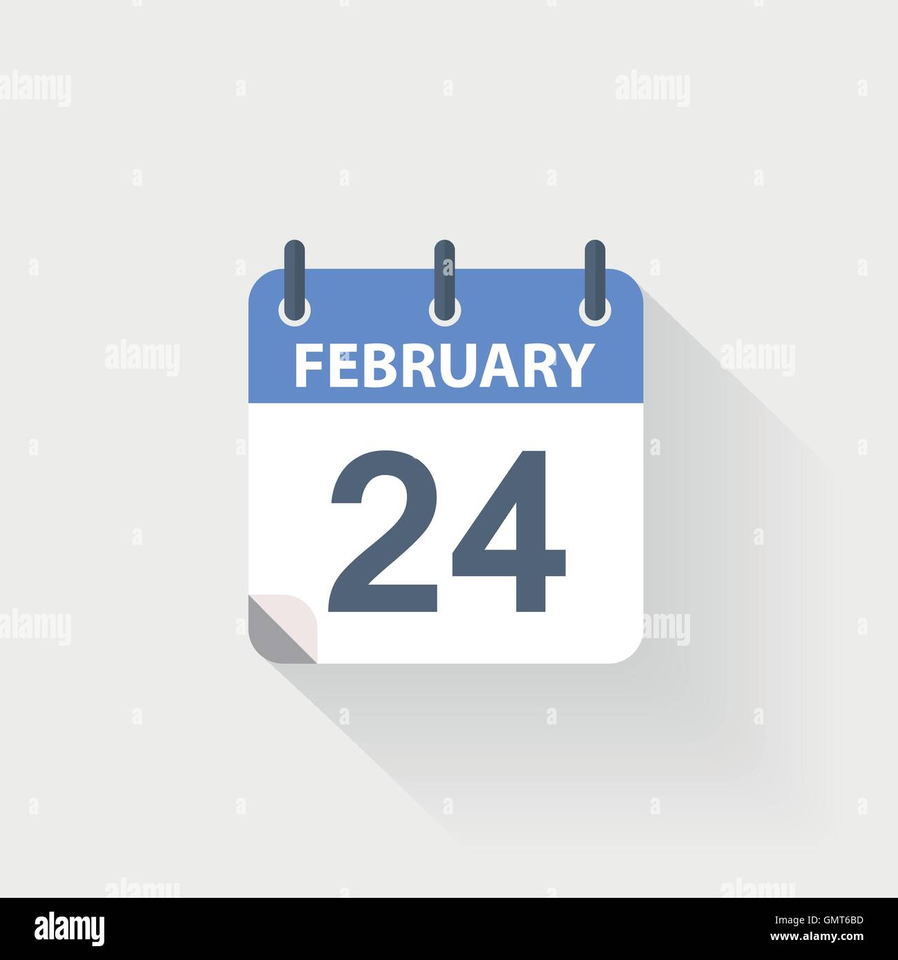 24 february icon hi-res stock photography and images - Alamy