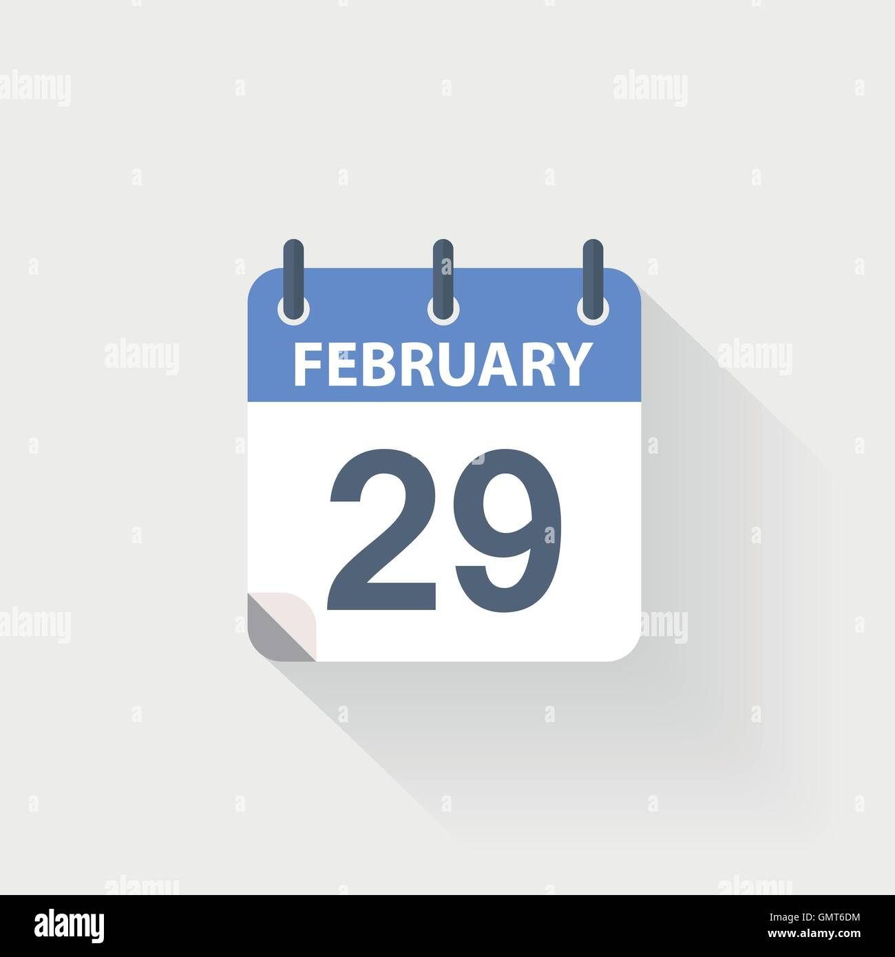 February calendar 29 Stock Vector Images - Alamy