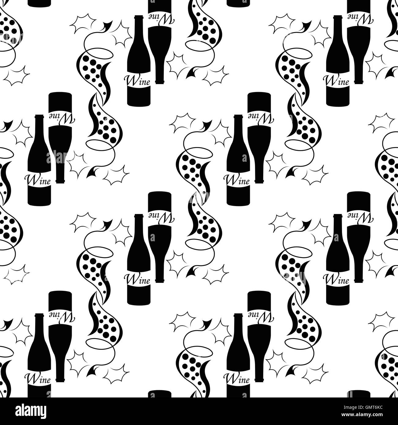 Vineyard and pattern Black and White Stock Photos & Images - Alamy