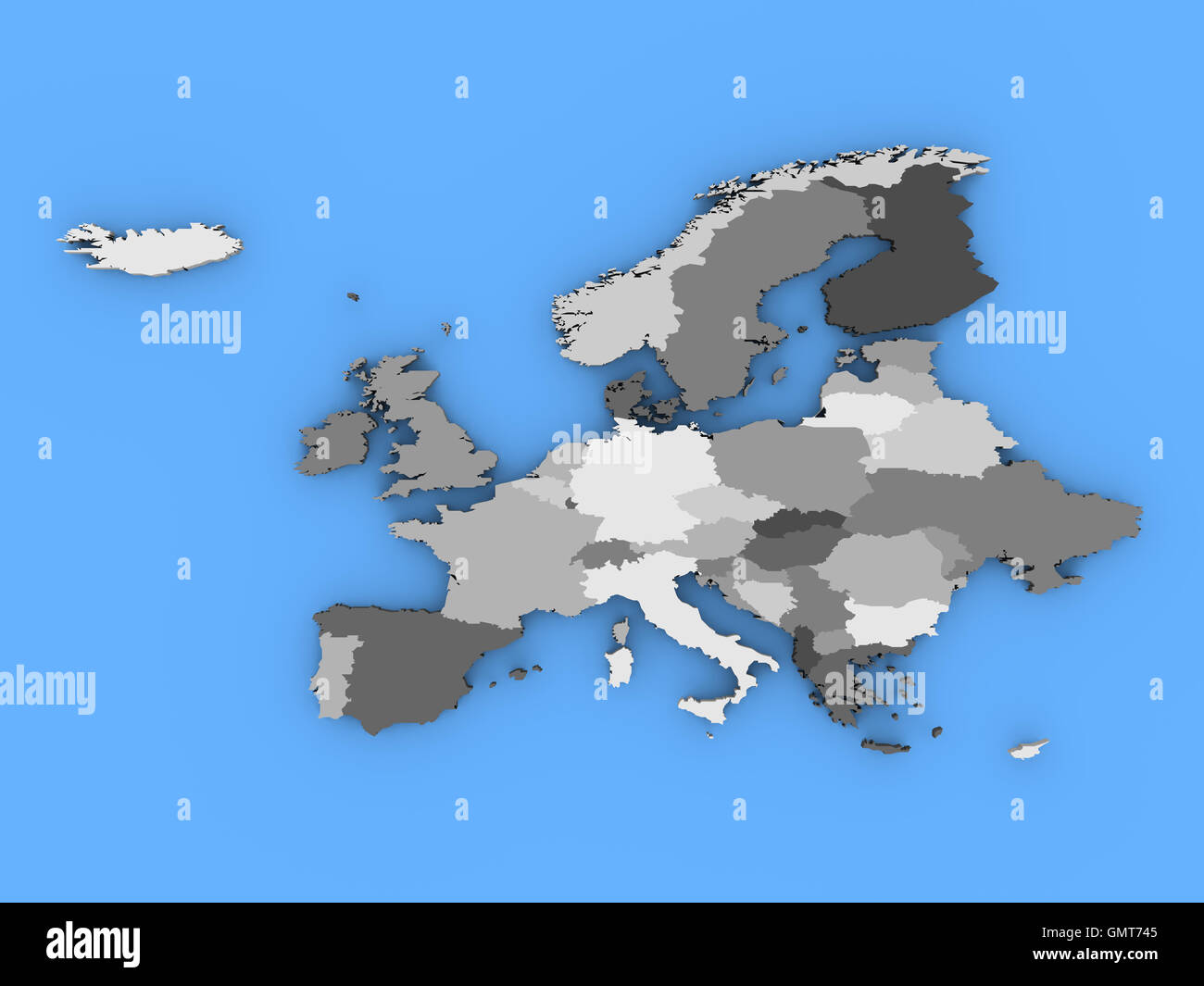 Blue borders hi-res stock photography and images - Alamy