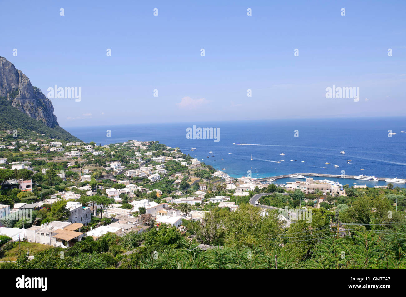 Italy capri houses old town hi-res stock photography and images - Alamy