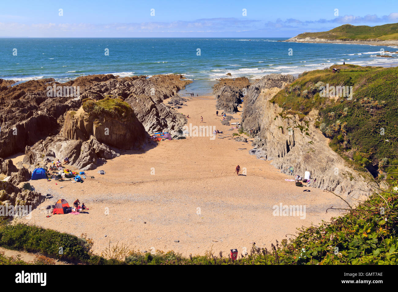 Woolacombe bay hi-res stock photography and images - Alamy