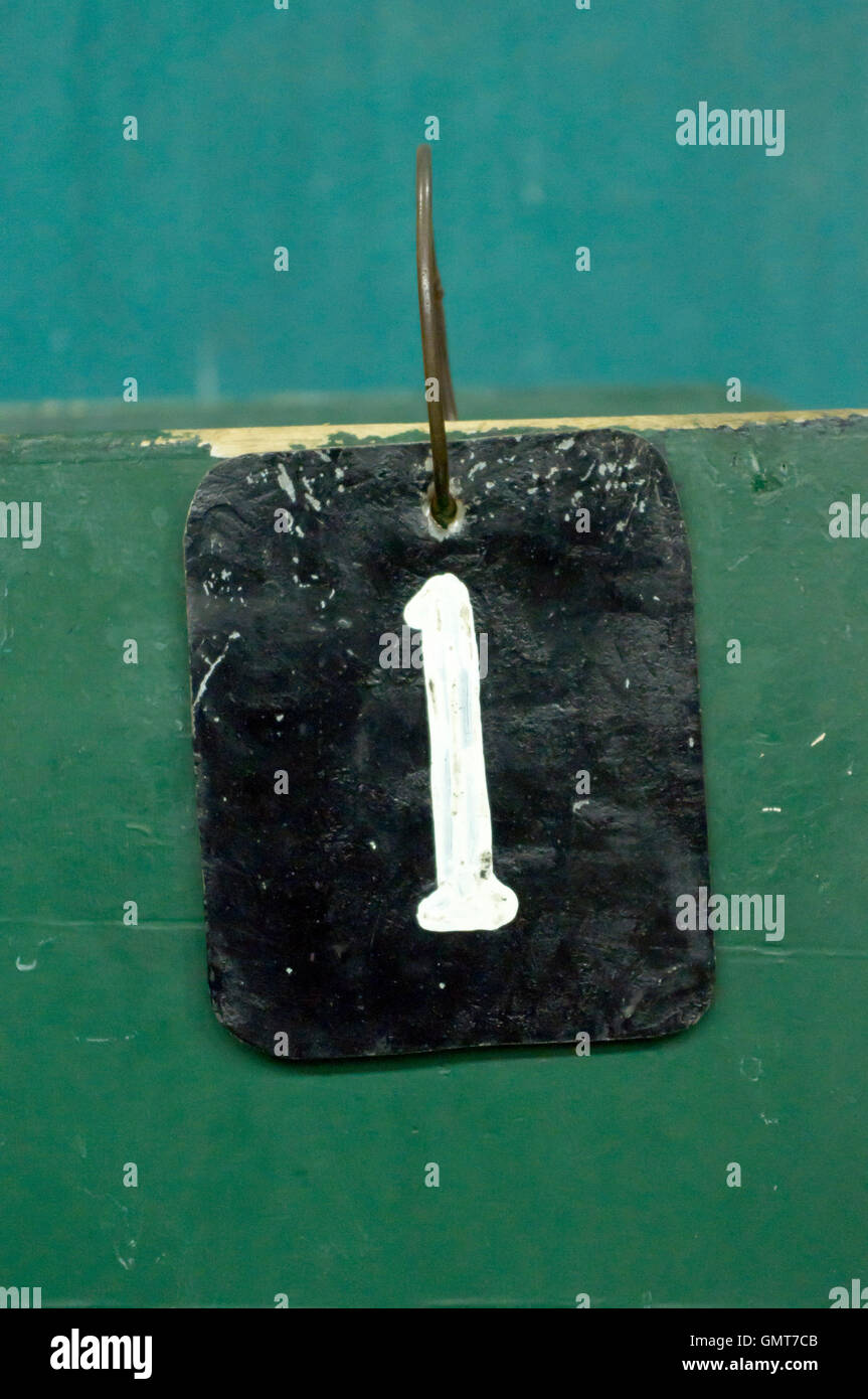number tag, one Stock Photo - Alamy