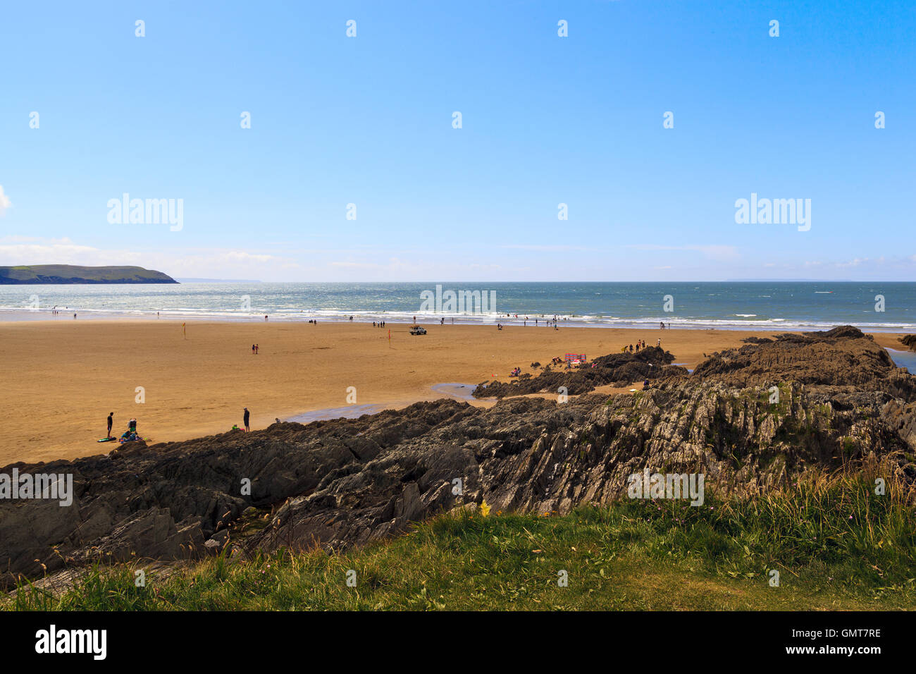 Woolacombe Bay beach Stock Photo - Alamy