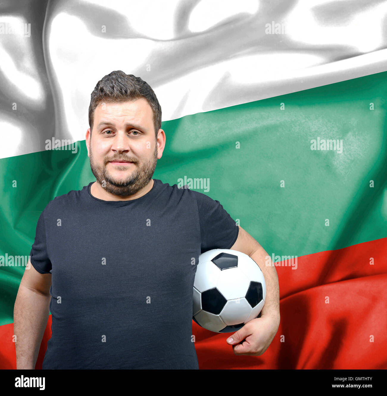 Proud football fan of Bulgaria Stock Photo - Alamy