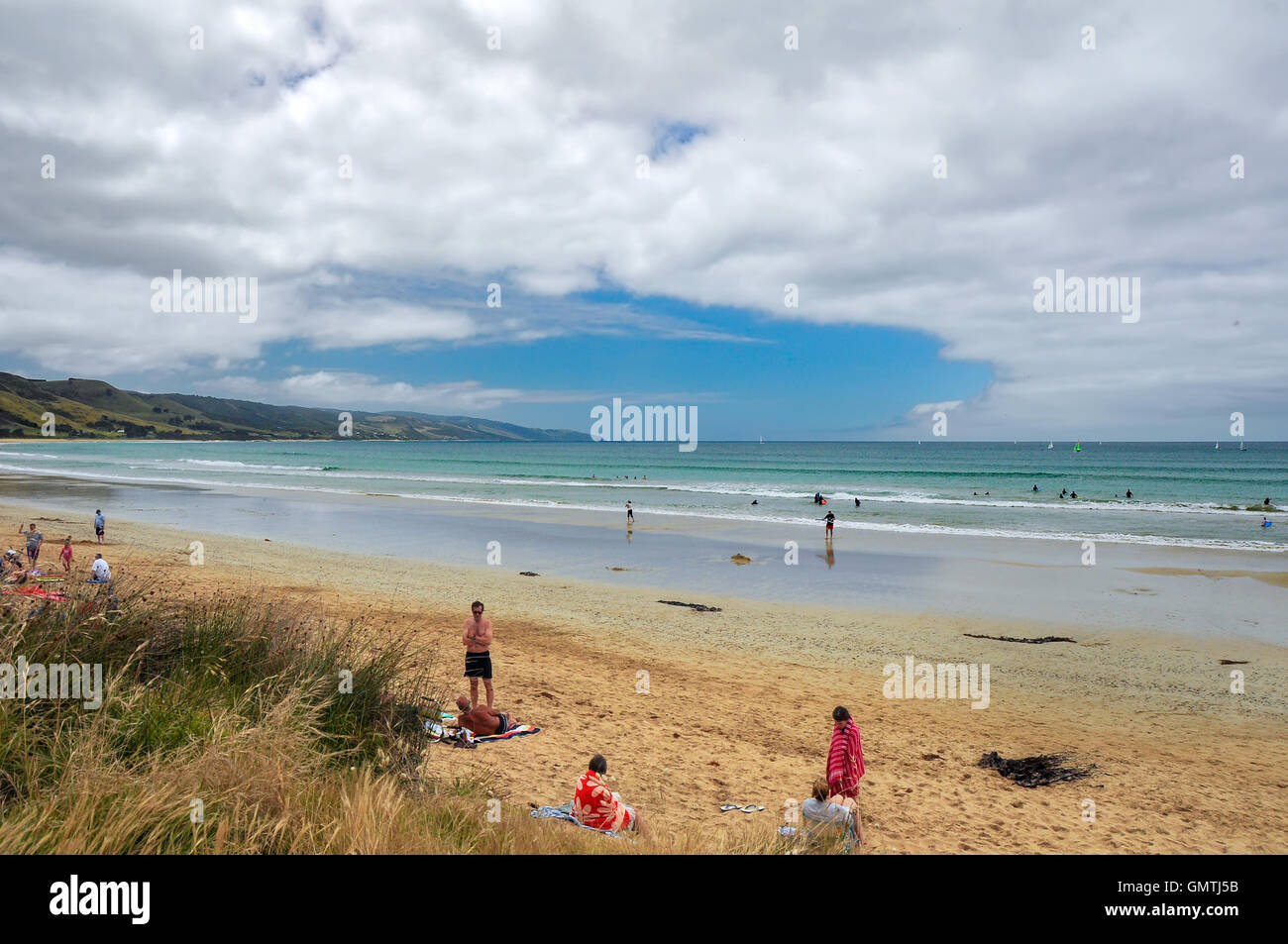 Australian Pacific coast. Apollo Bay Stock Photo - Alamy