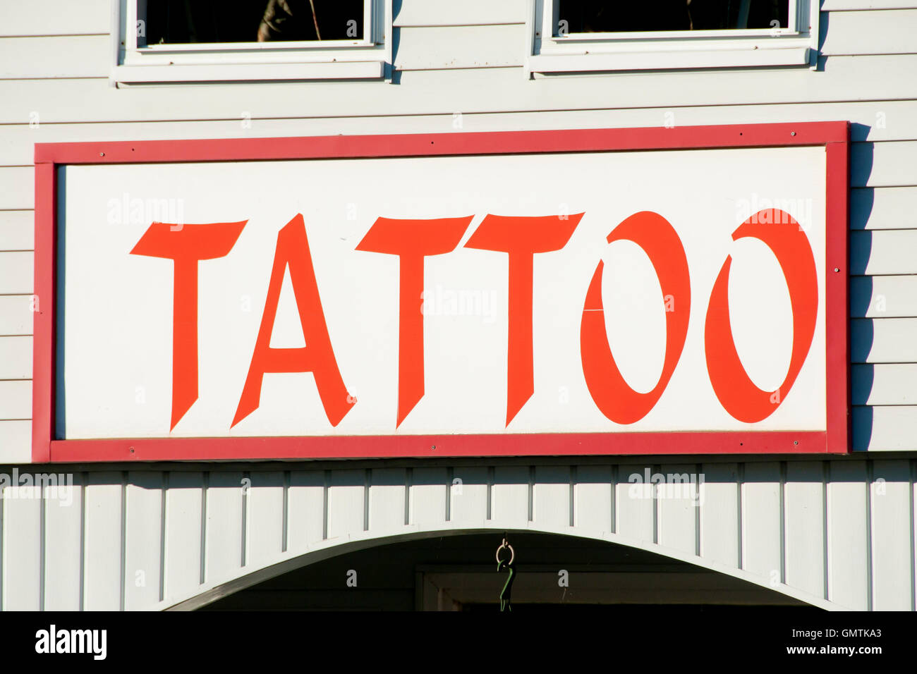 Tattoo shop sign hi-res stock photography and images - Alamy