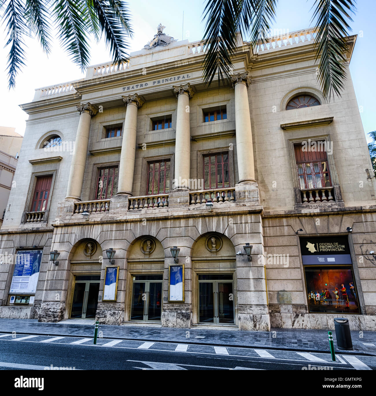 Main theater building in Valencia, Spain Stock Photo - Alamy