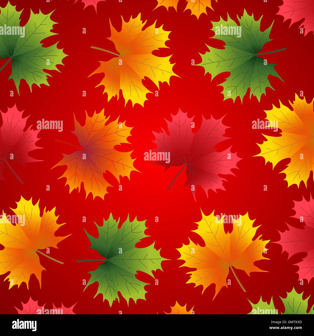 Beautiful autumn background with maple leaves Stock Vector Image & Art ...