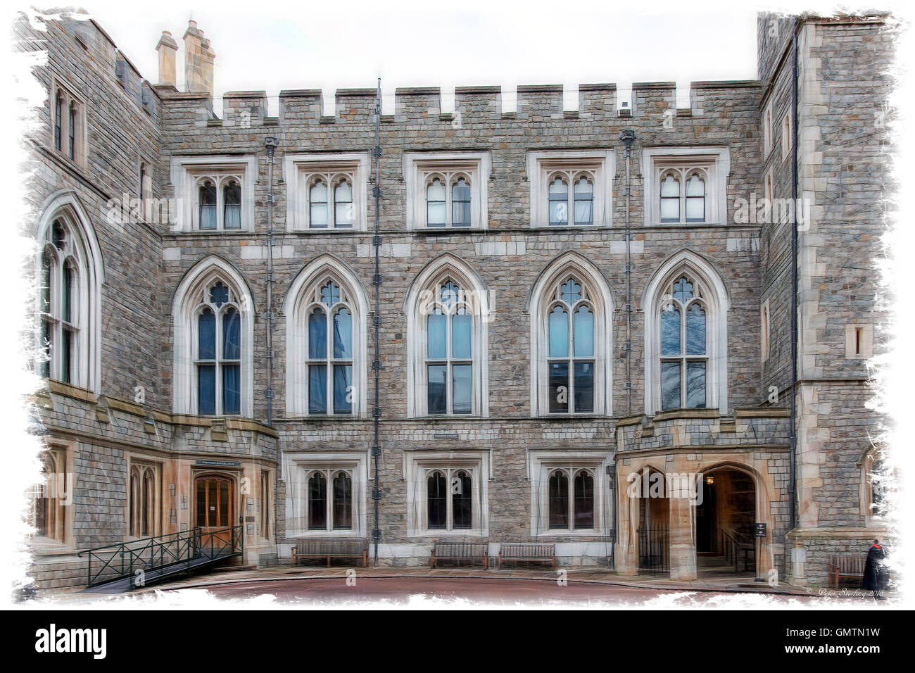 Historic architecture in the Royal town of Windsor in the UK Stock ...