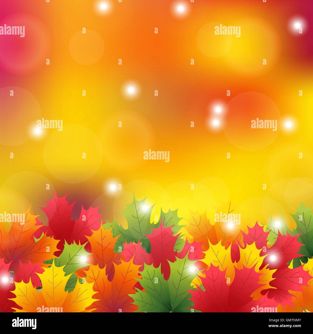 Autumn maple leaves background Stock Vector Image & Art - Alamy