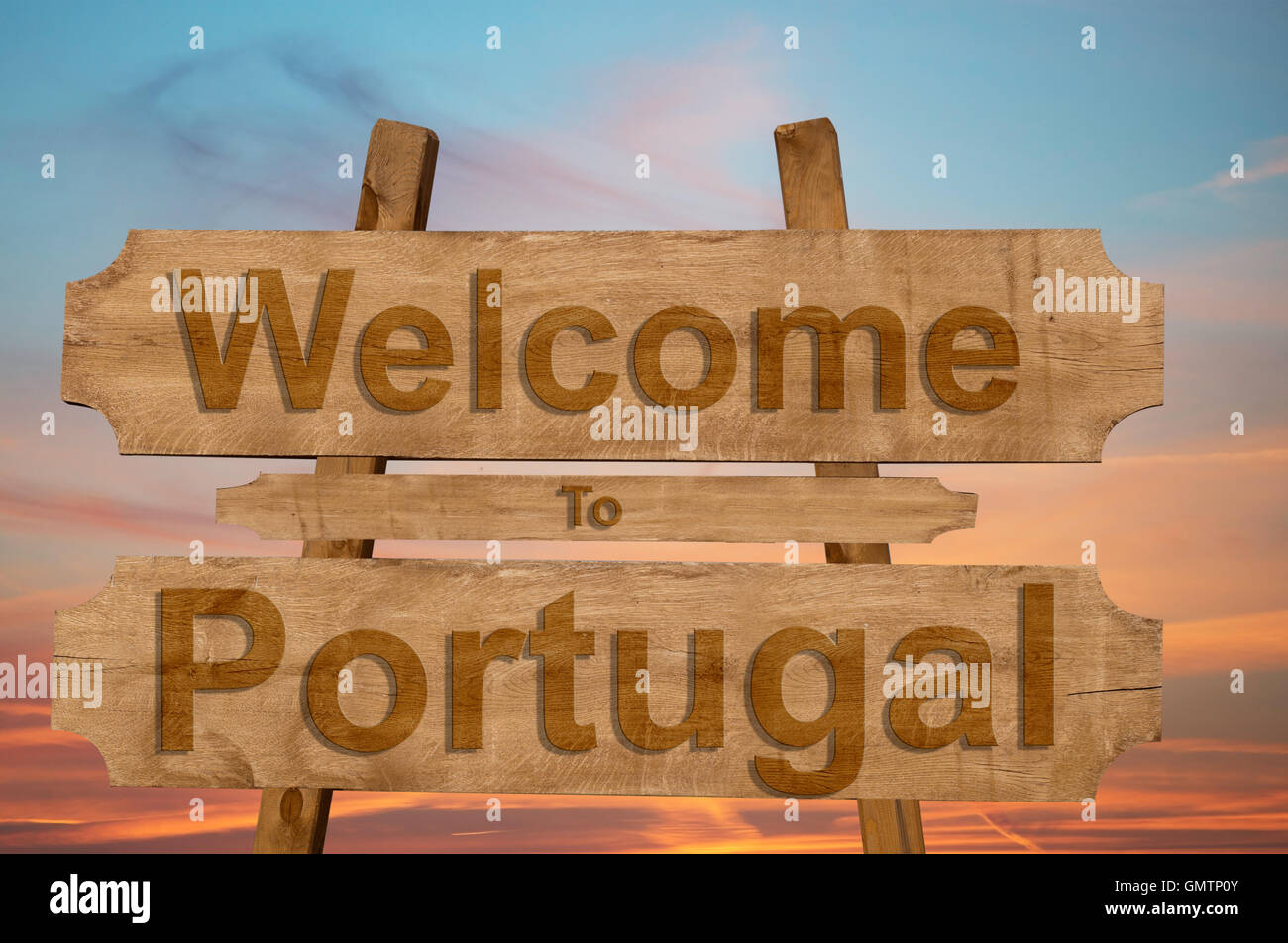 Welcome to portugal sign hi-res stock photography and images - Alamy