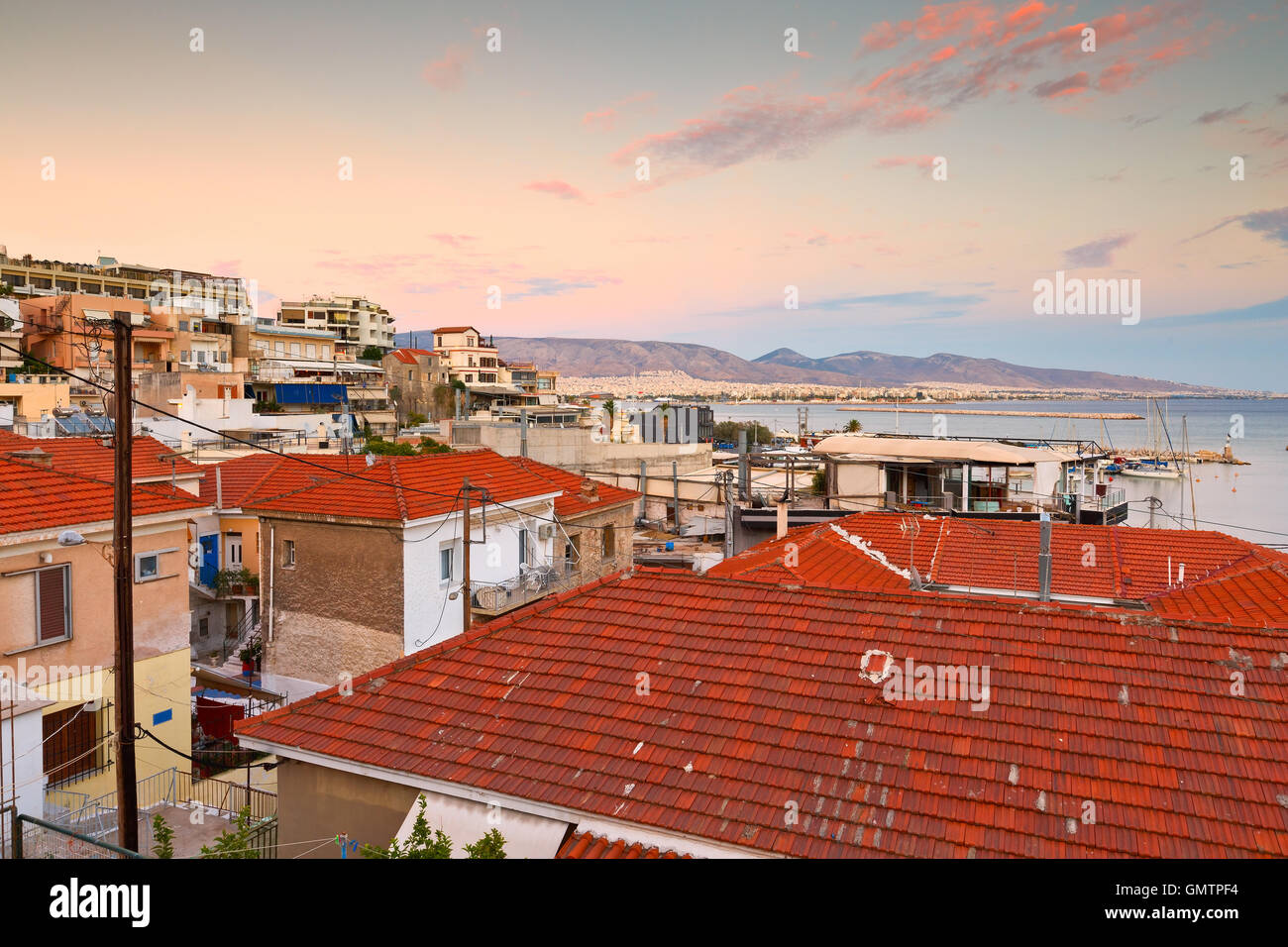 Mikrolimano harbor hi-res stock photography and images - Alamy