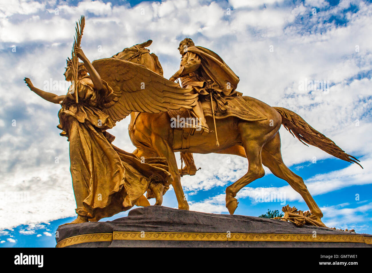 General William Tecumseh Sherman Monument in New York City Stock Photo ...