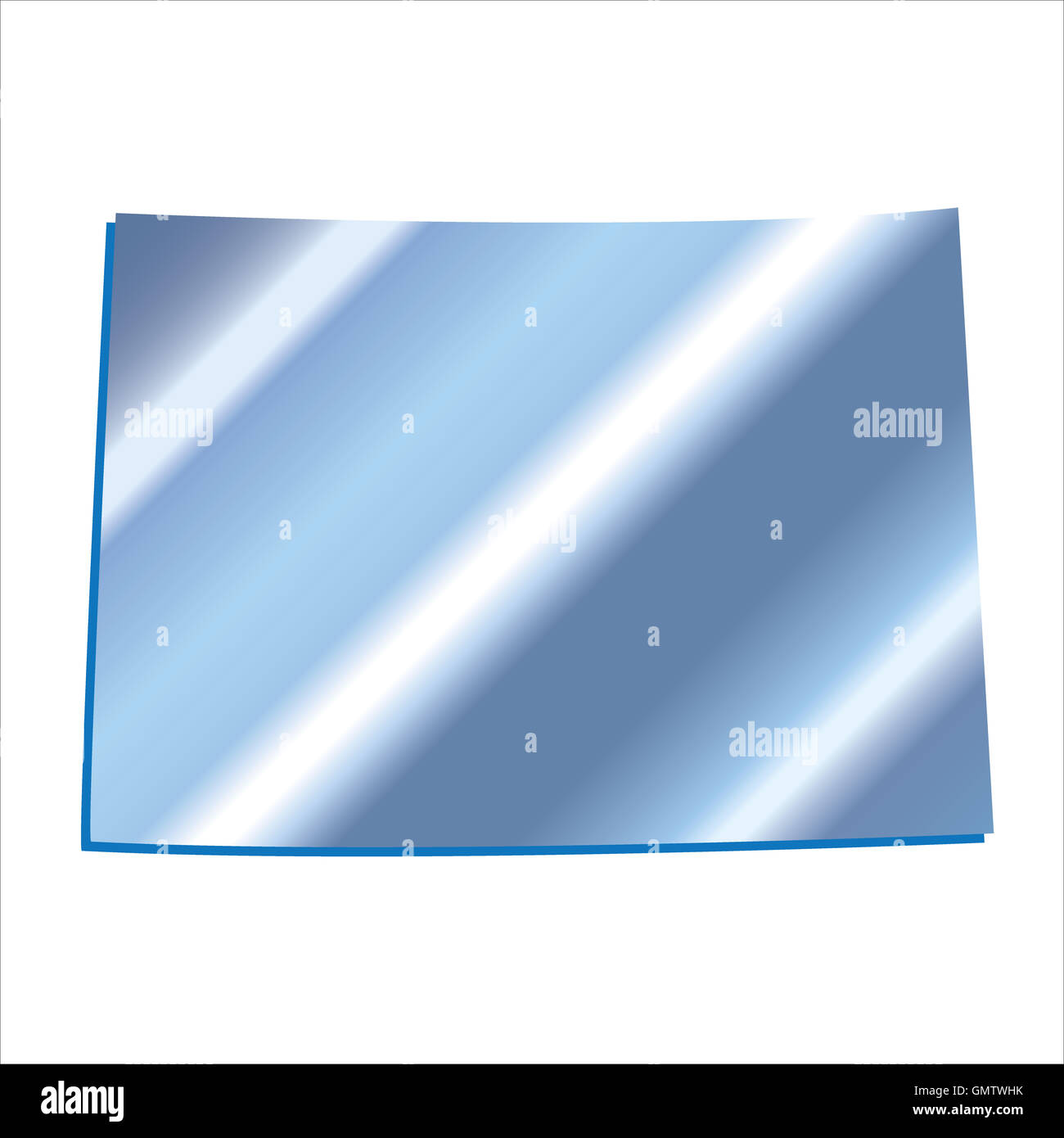 Colorado state map hi-res stock photography and images - Alamy