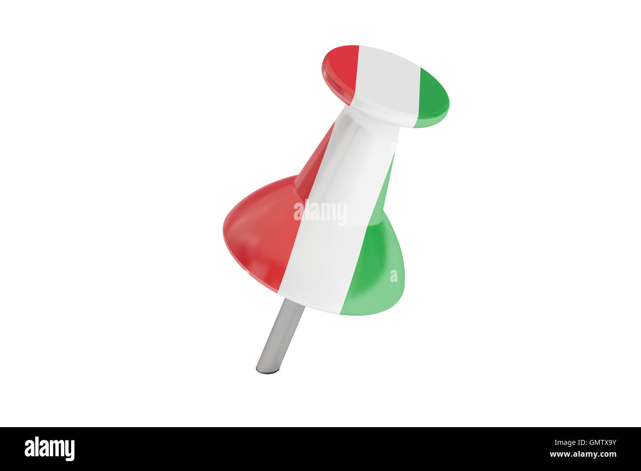 Isolated italy map marker pin hi-res stock photography and images - Alamy
