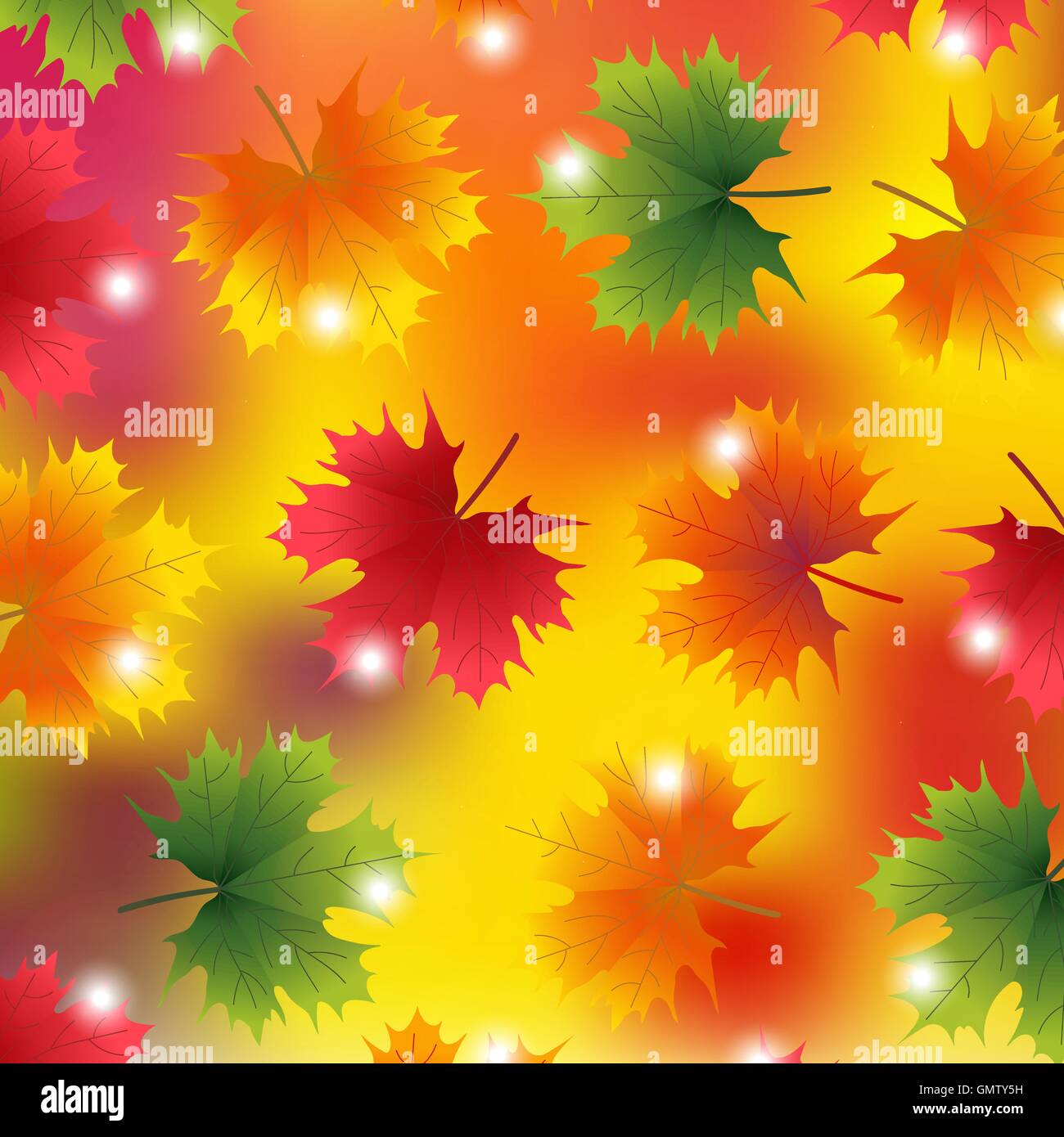 Autumn maple leaves background Stock Vector Image & Art - Alamy