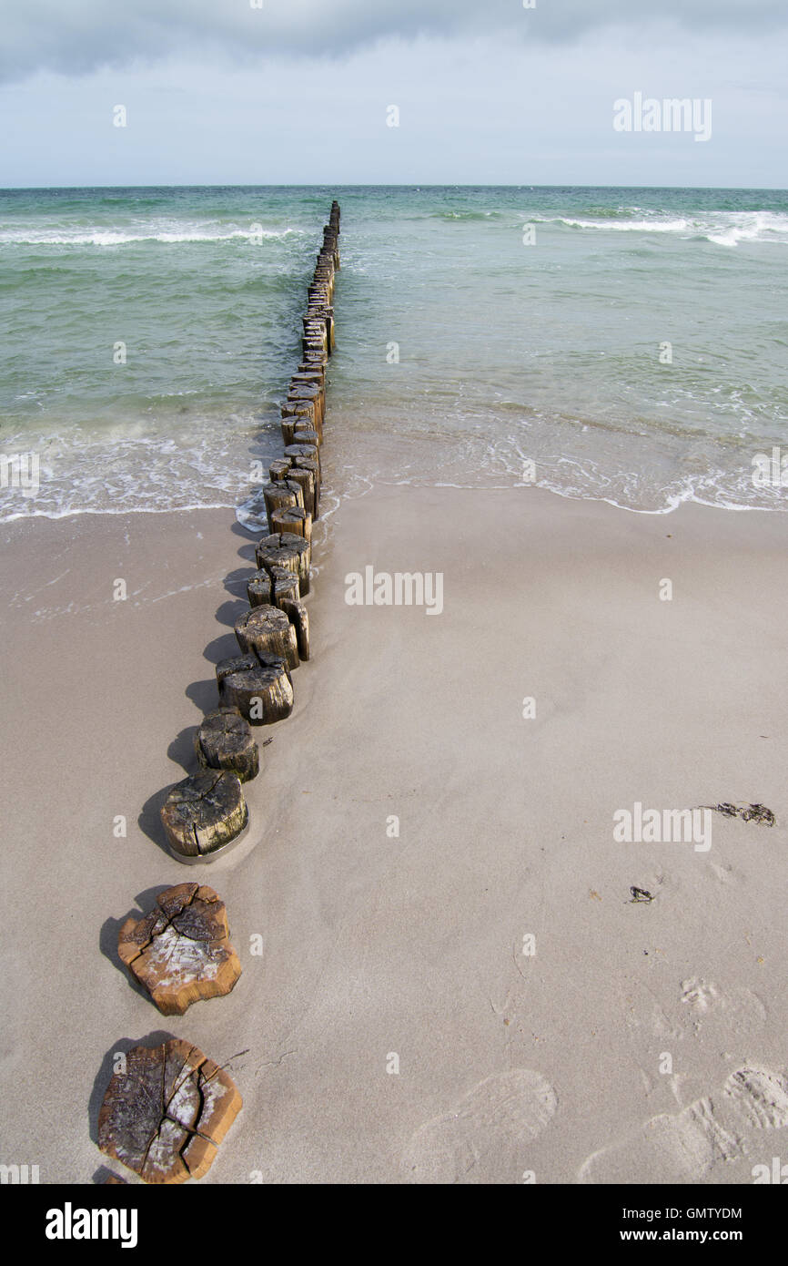 A groyne is a rigid hydraulic structure built from an ocean shore that ...