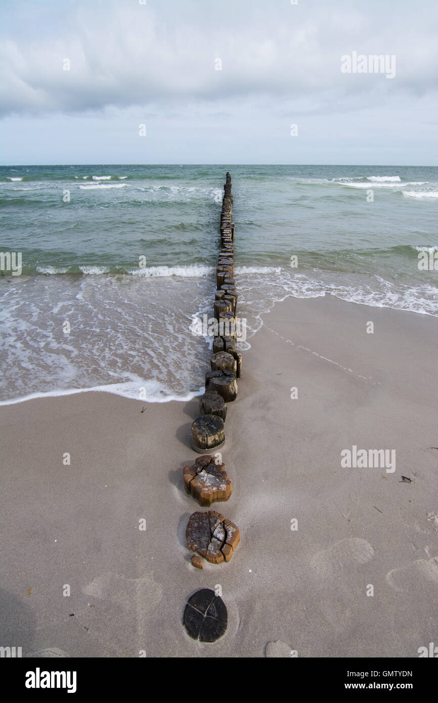 A groyne is a rigid hydraulic structure built from an ocean shore that ...