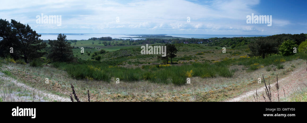 Panorama of the island Hiddensee, Germany Stock Photo - Alamy
