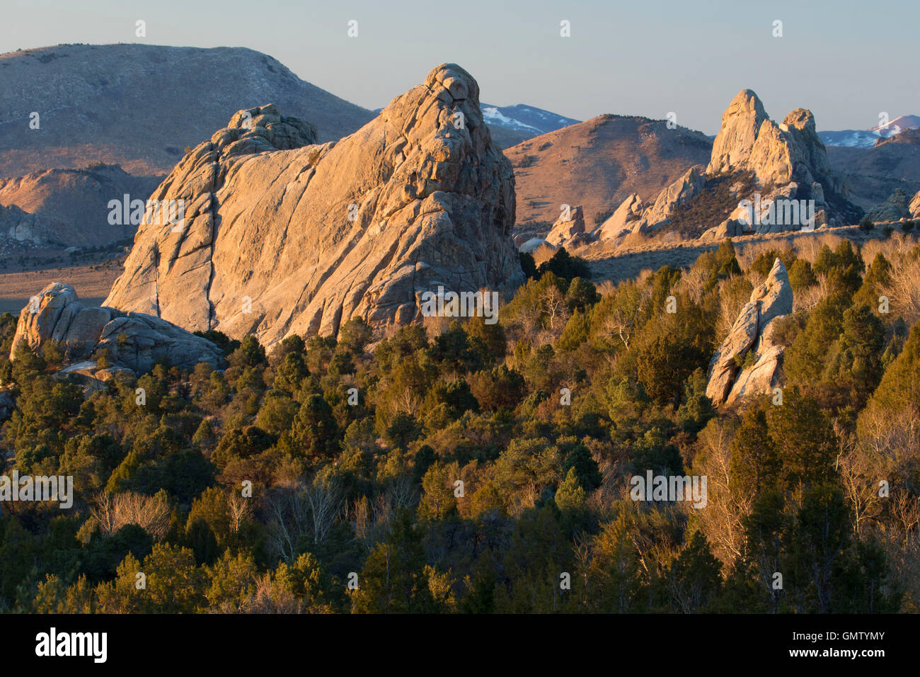 Granite outcrop, City of Rocks National Reserve, Idaho Stock Photo - Alamy
