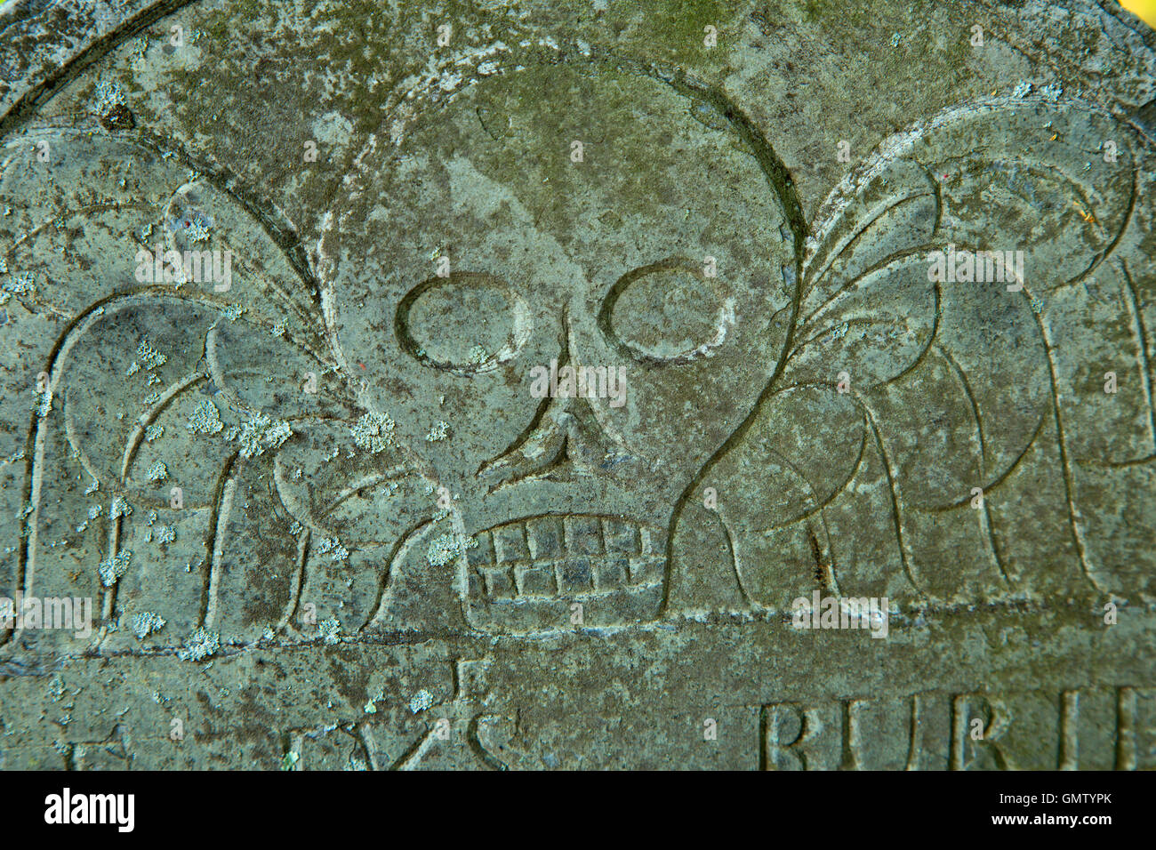 Headstone, Hancock Cemetery, Quincy, Massachusetts Stock Photo - Alamy