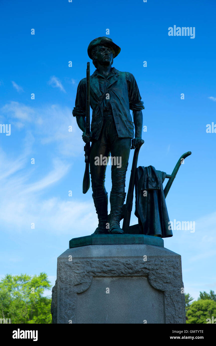 Minuteman Statue High Resolution Stock Photography and Images - Alamy