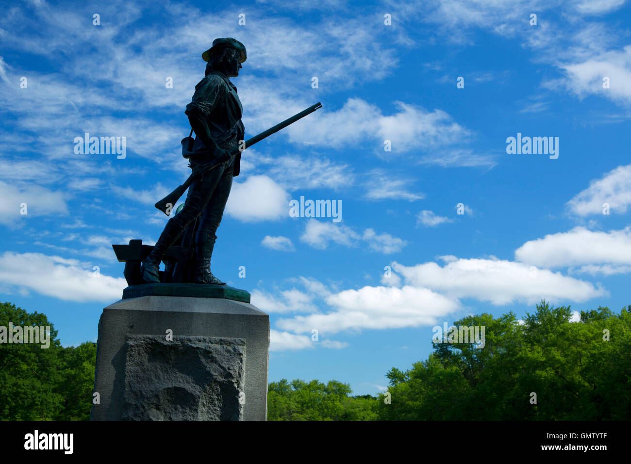 Minuteman Statue Concord High Resolution Stock Photography and Images ...