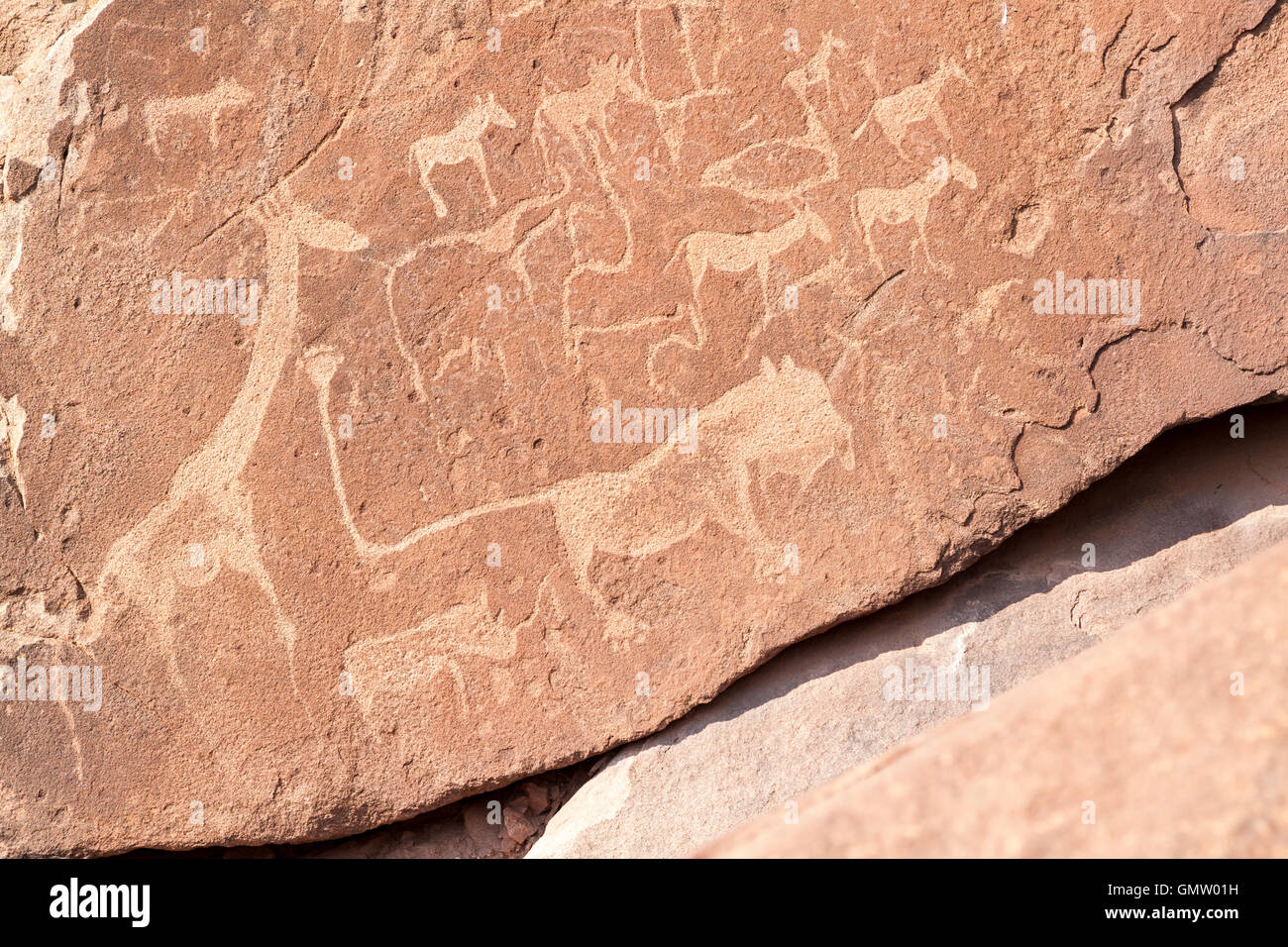 Twyfelfontein petroglyphs, Damaraland, Namibia Stock Photo - Alamy