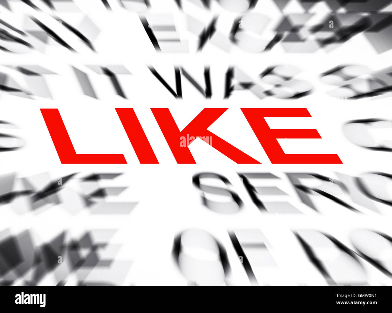 Like single word hi-res stock photography and images - Alamy