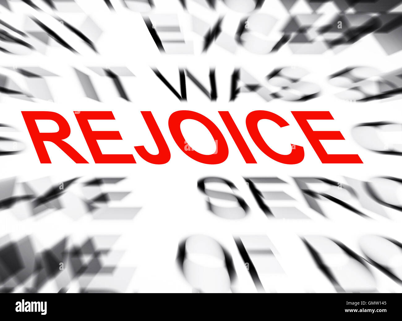 Rejoice word hi-res stock photography and images - Alamy