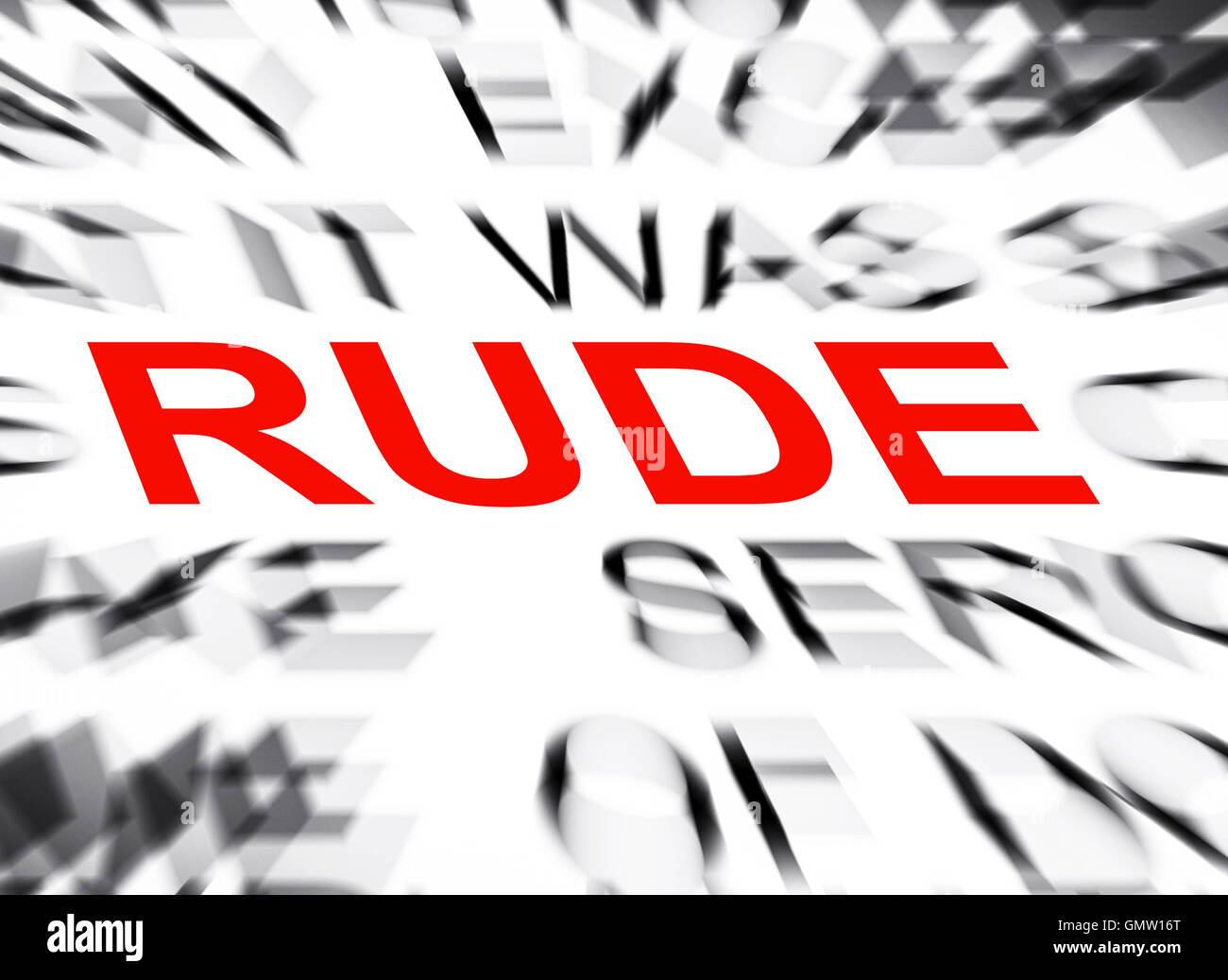 Rude word hi-res stock photography and images - Alamy