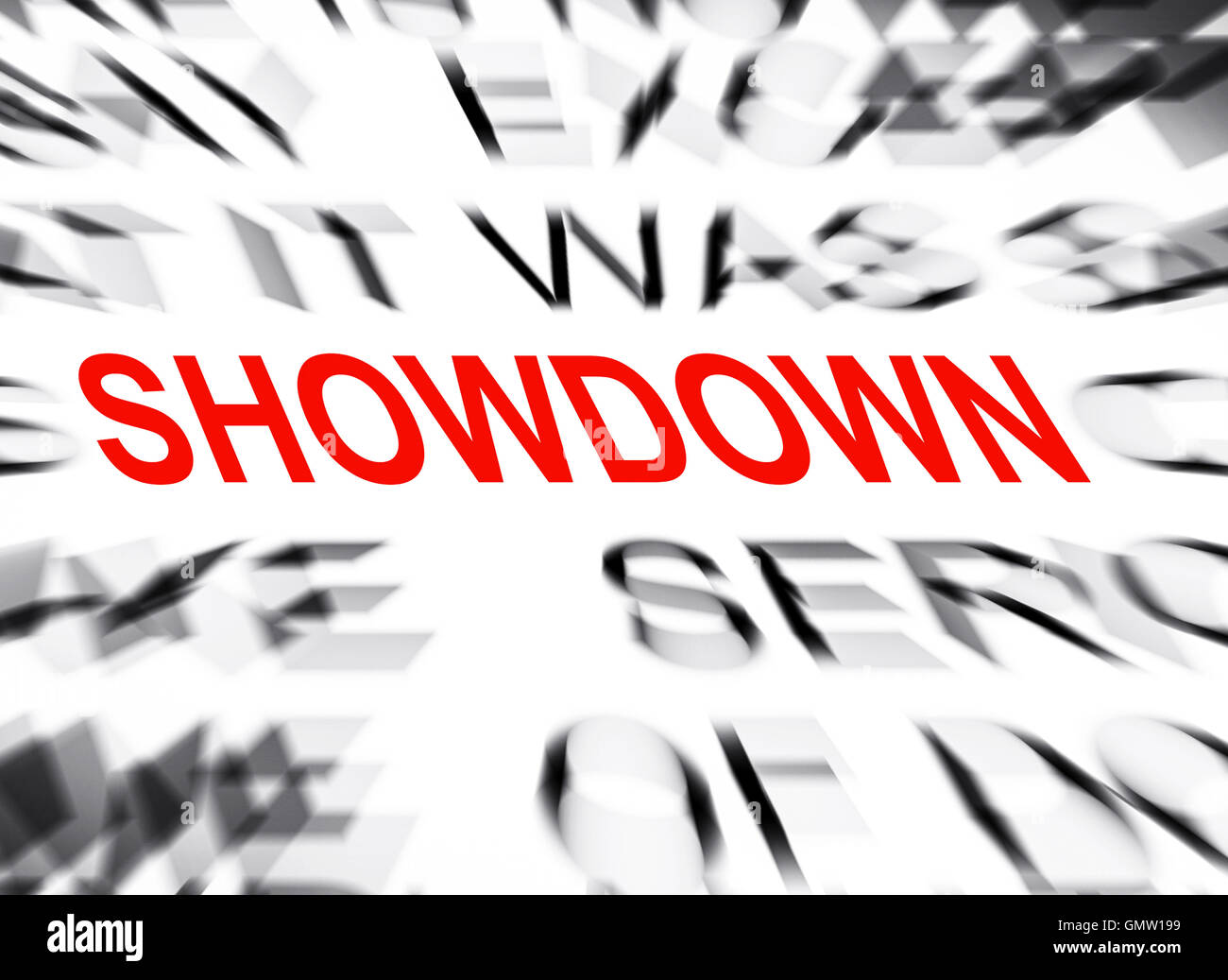 Showdown symbol hi-res stock photography and images - Alamy
