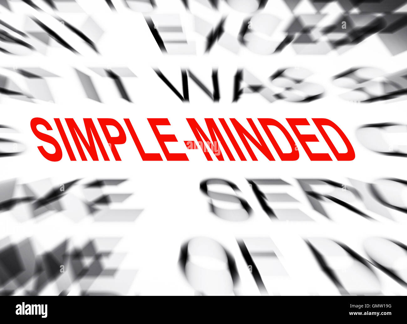 Simple minded hi-res stock photography and images - Alamy