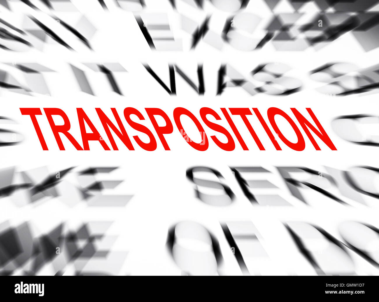 Transposition hi-res stock photography and images - Alamy