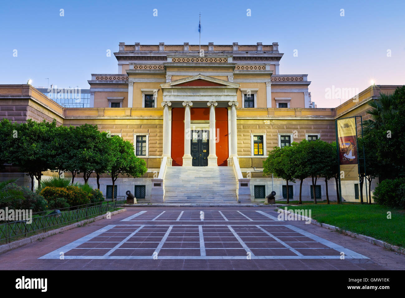 Old building of Greek parliament which currently houses National ...