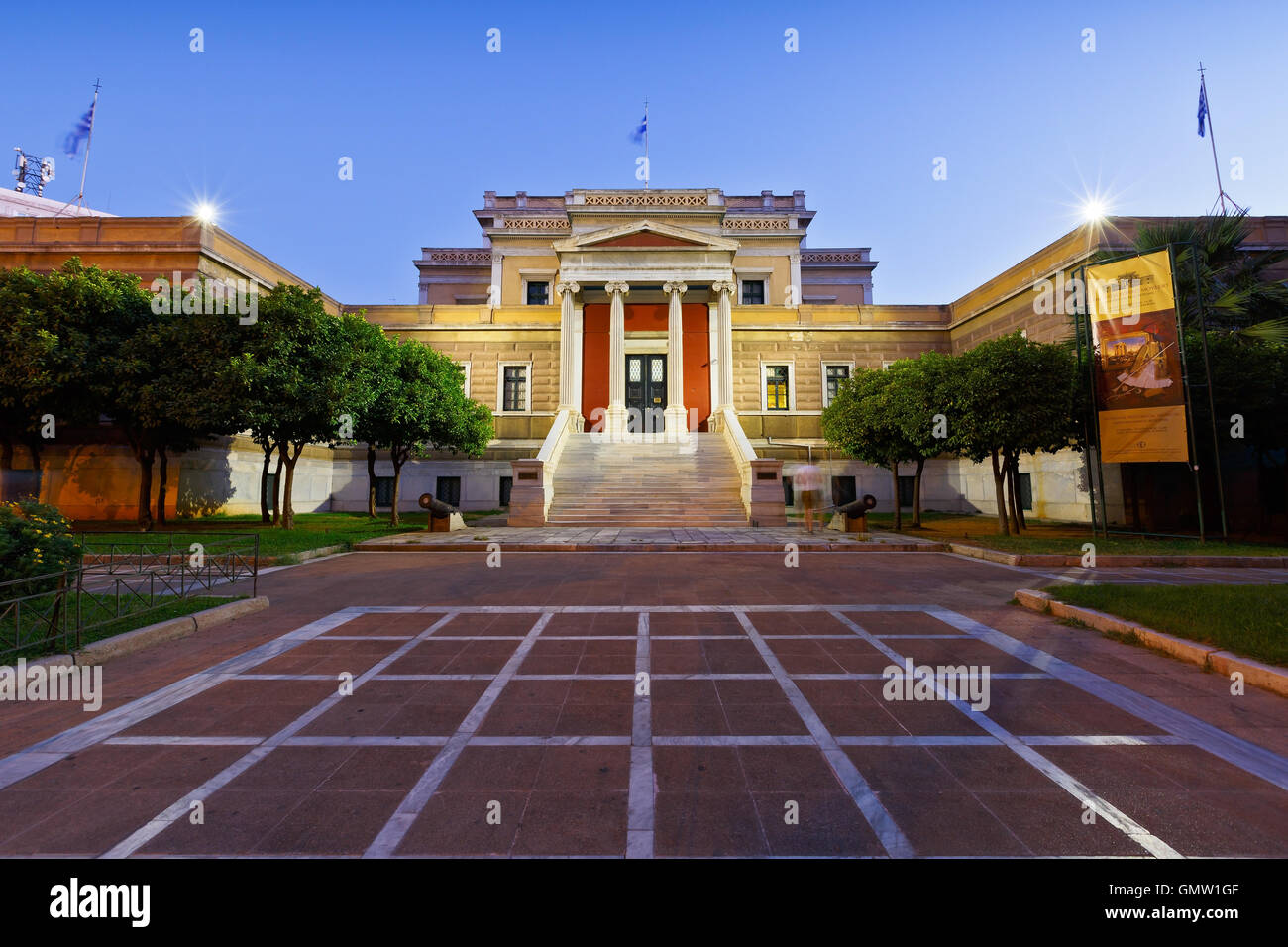 Old building of Greek parliament which currently houses National ...