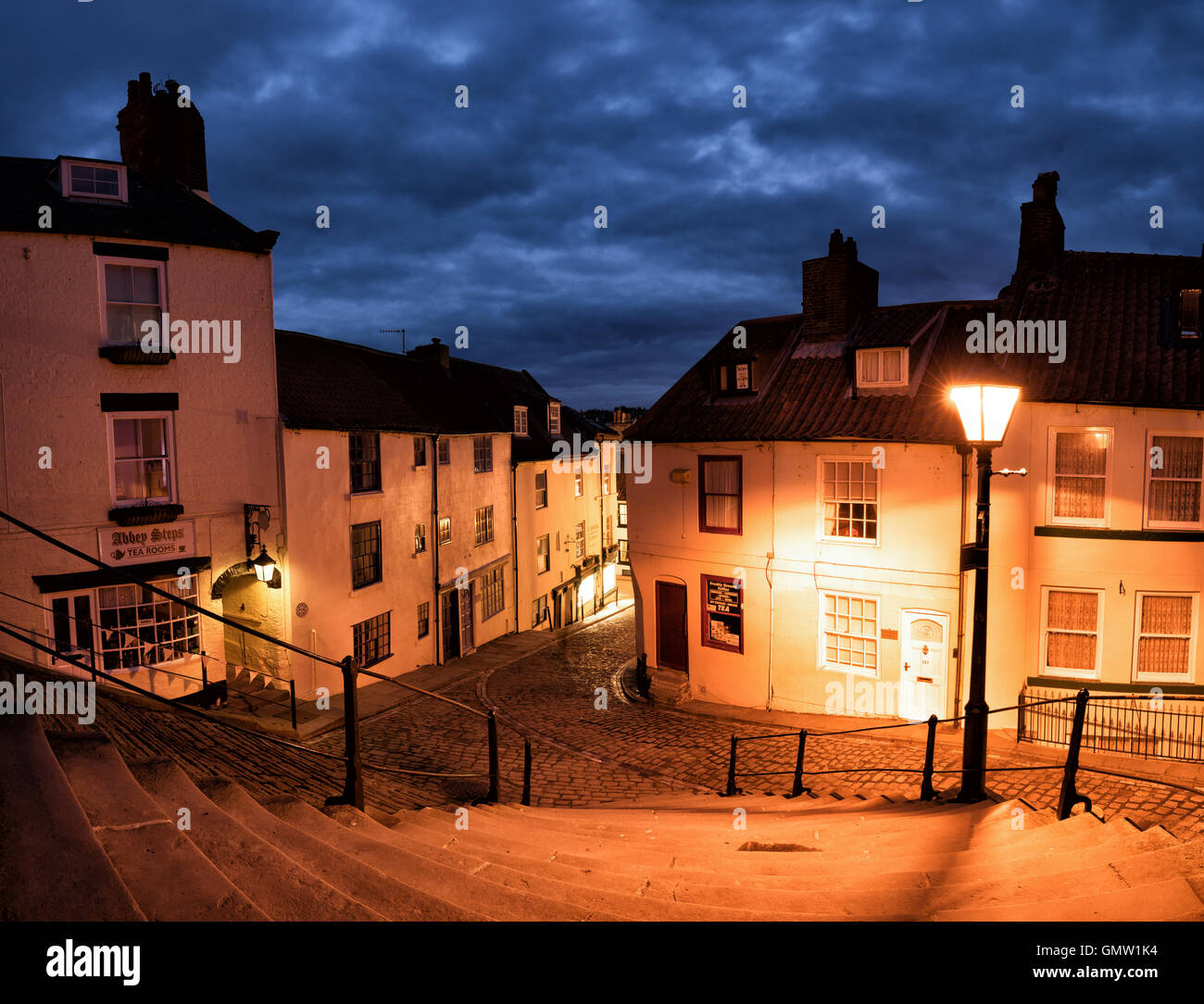 Old town whitby 199 steps hi-res stock photography and images - Alamy