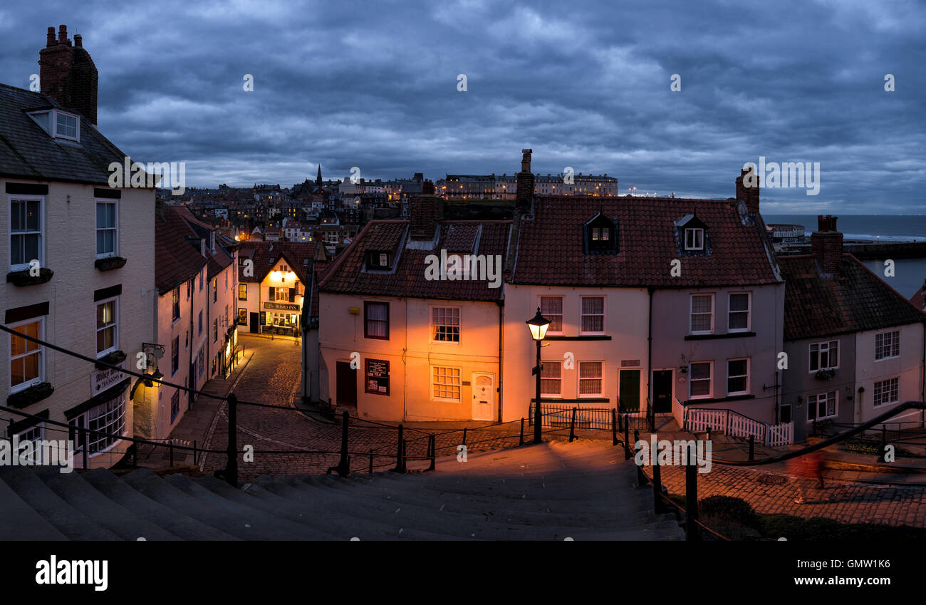 Old town whitby 199 steps hi-res stock photography and images - Alamy