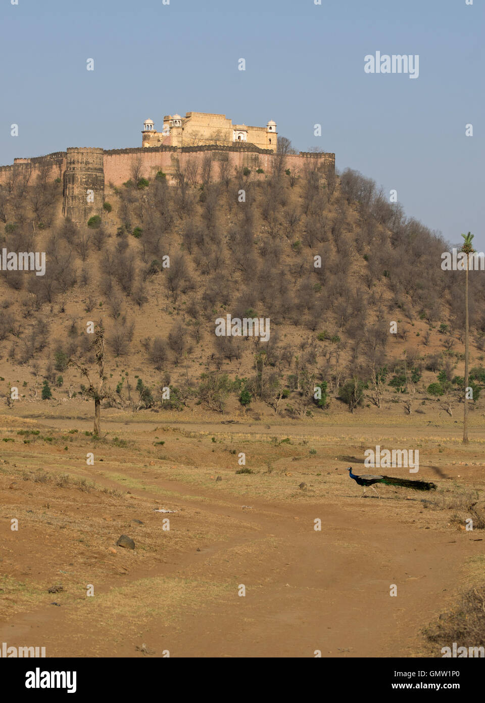 Kankwari, a fort constructed in the 17th century, located within the ...