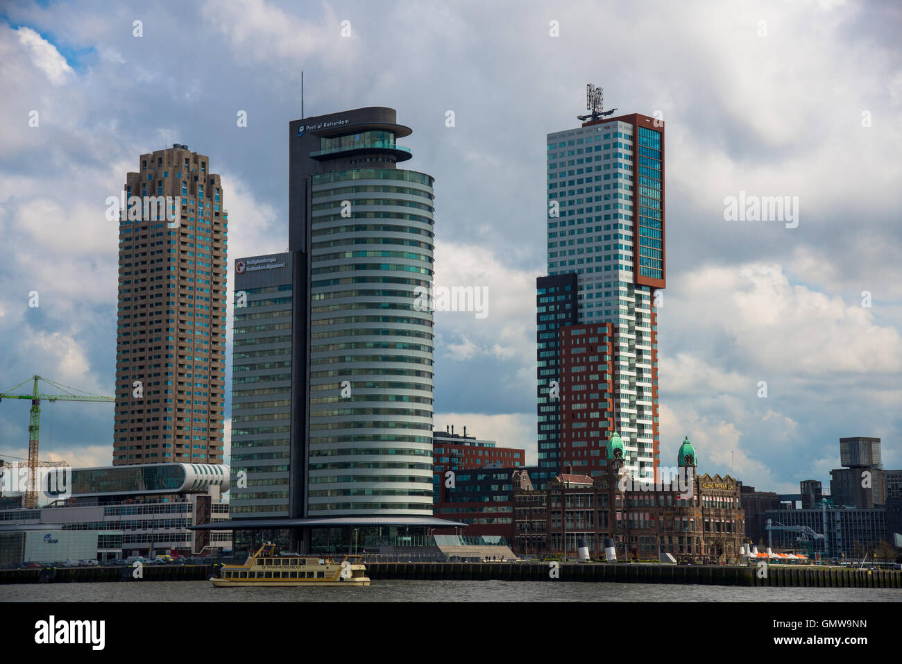 skyscrapers in rotterdam holland Stock Photo - Alamy